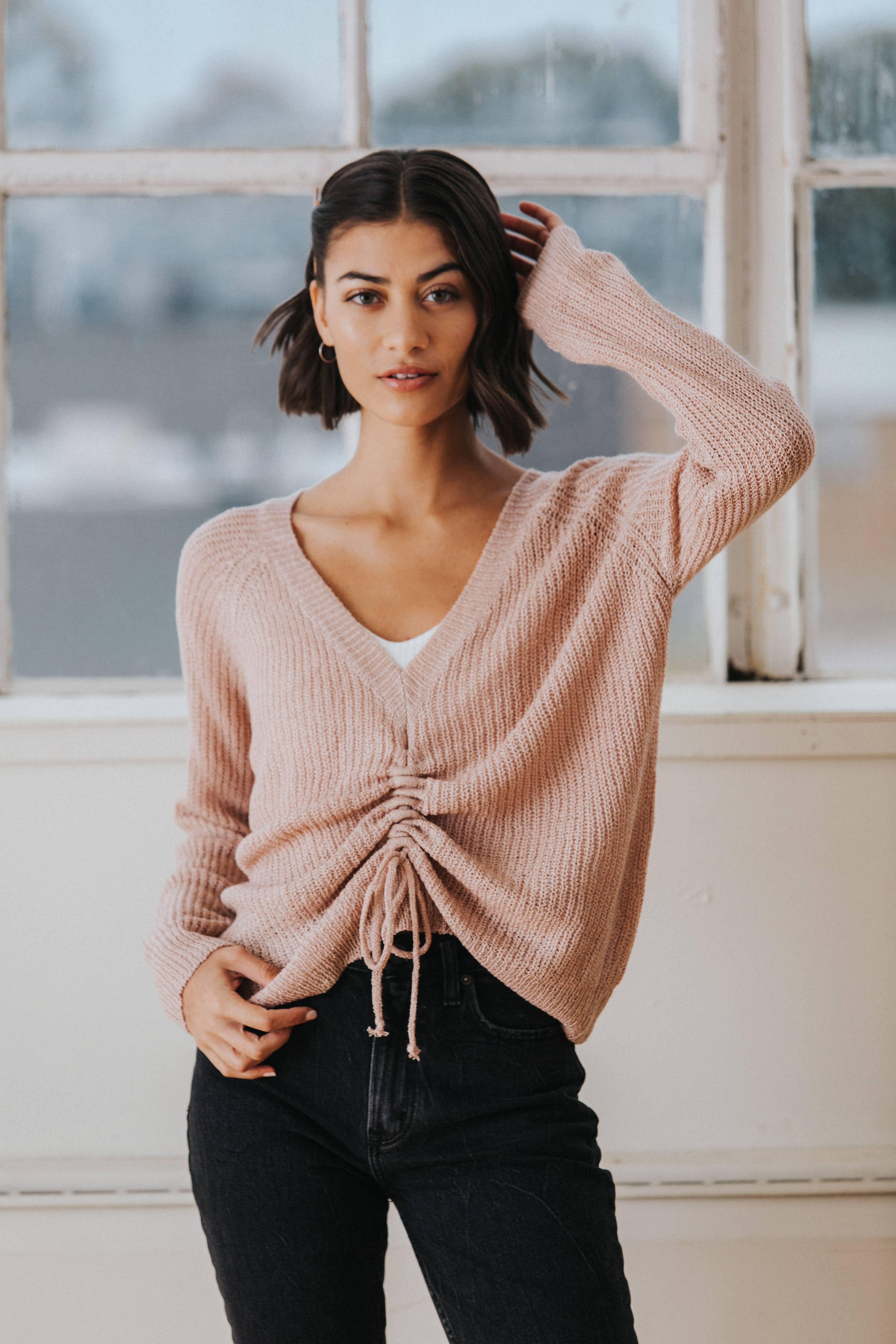 Vivi Cinched Sweater – Nell and Rose